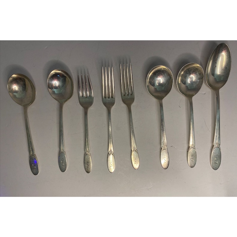 Vtg 1847 Rogers Bros Silverplate IS Replacement 8pc Set Restore ...