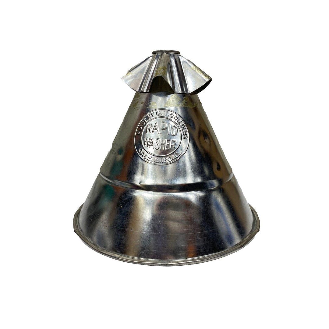 Rapid Washer Laundry Plunger C.T. Childers Head Only Made in USA Trad ...