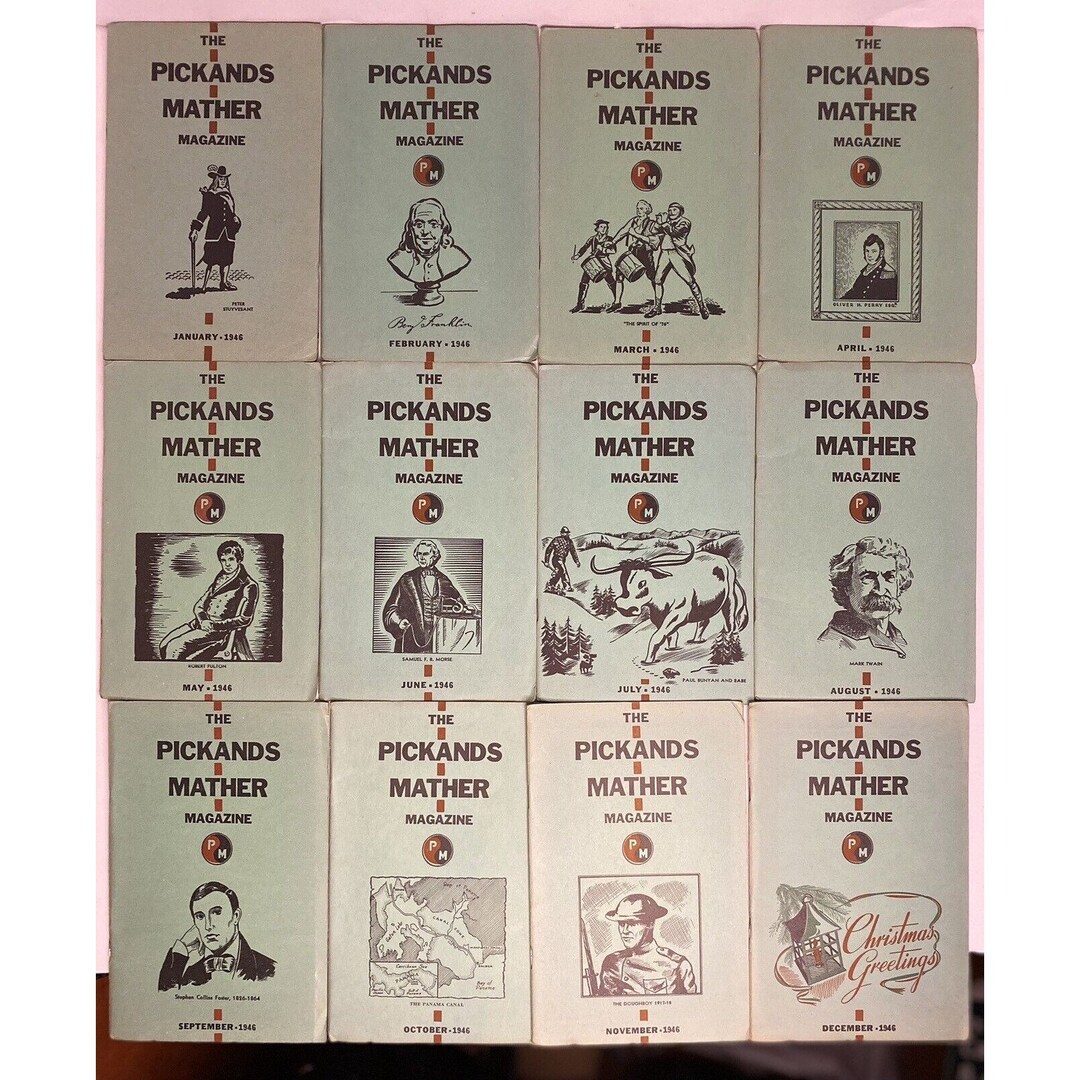 1946 Pickands Mather Magazine Complete Series Iron Ore House Organ Adv ...