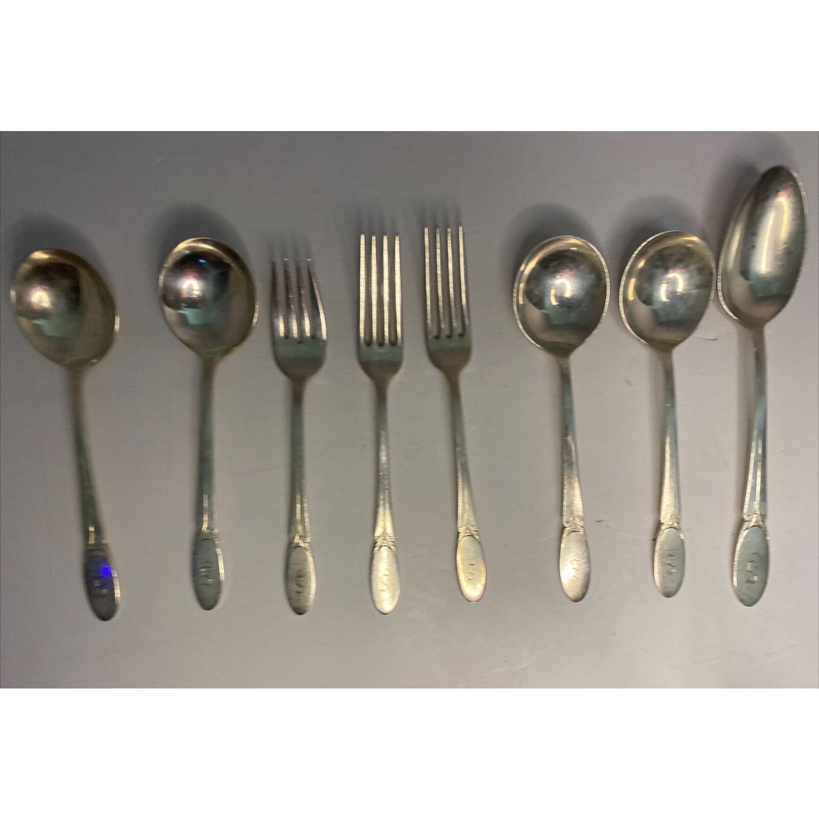 Vtg 1847 Rogers Bros Silverplate IS Replacement 8pc Set Restore ...
