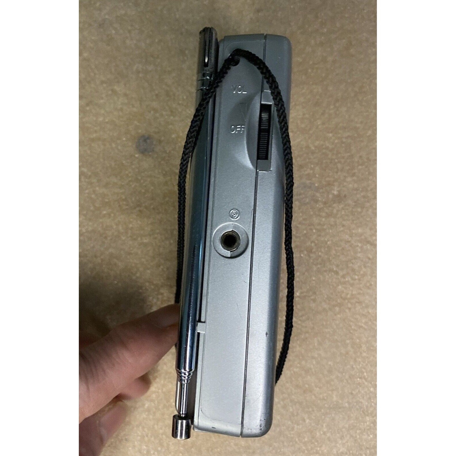 SONY ICF-S10MK2 Personal Pocket Silver Radio Am/fm Handheld Dual Band W ...