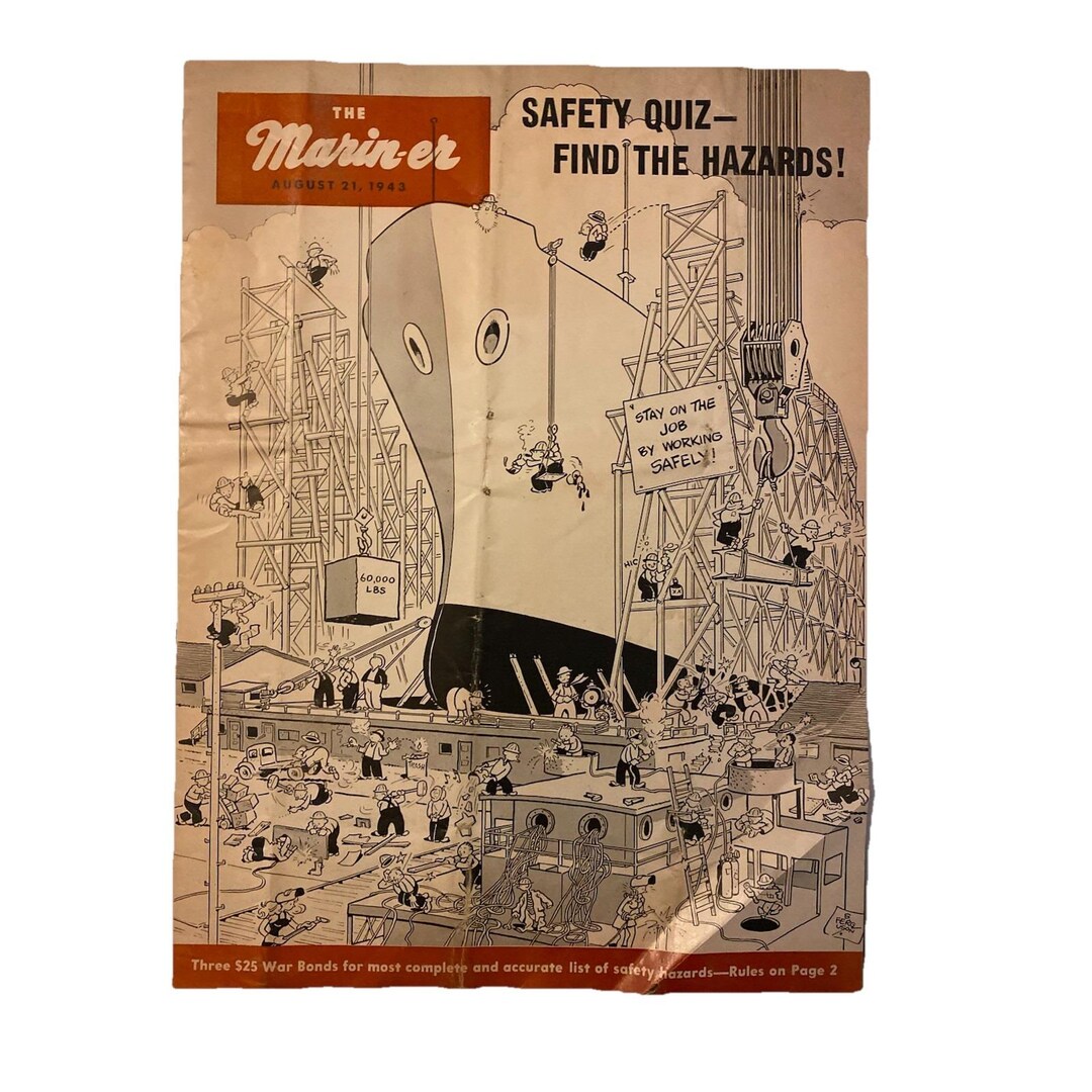 WWII Shipyard Magazine 1943 Sausalito | Black History, Rita Hayworth ...