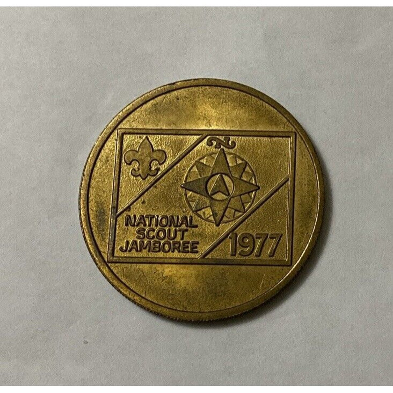 1977 Moraine State Park, PA National Boy Scout Jamboree Medallion Token ...
