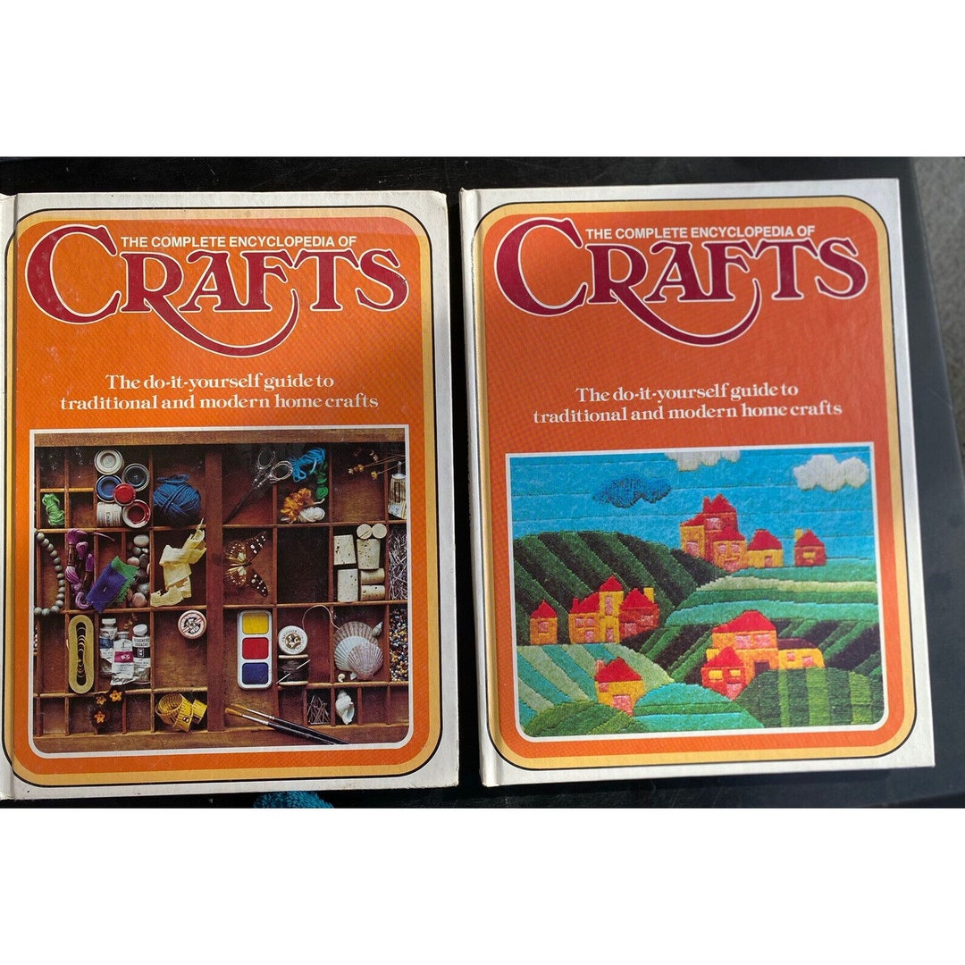Vintage 1970s the Complete Encyclopedia of Crafts Vols. 1 and 2 - Etsy
