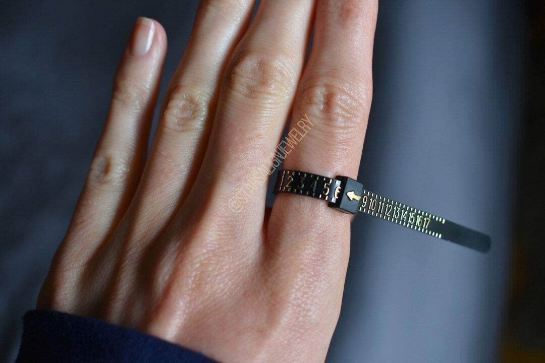 Ring Sizer Measuring Tool for Finger Size, Ring Size Tool, Mens and ...