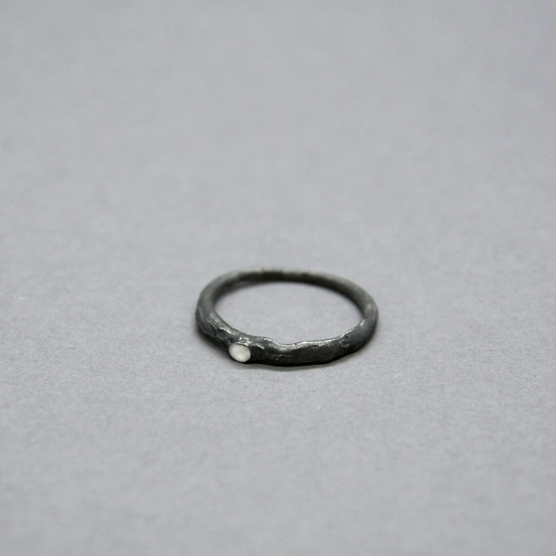 Sterling Silver Ring Darkened Silver Ring Gift for Her Gift for Him ...