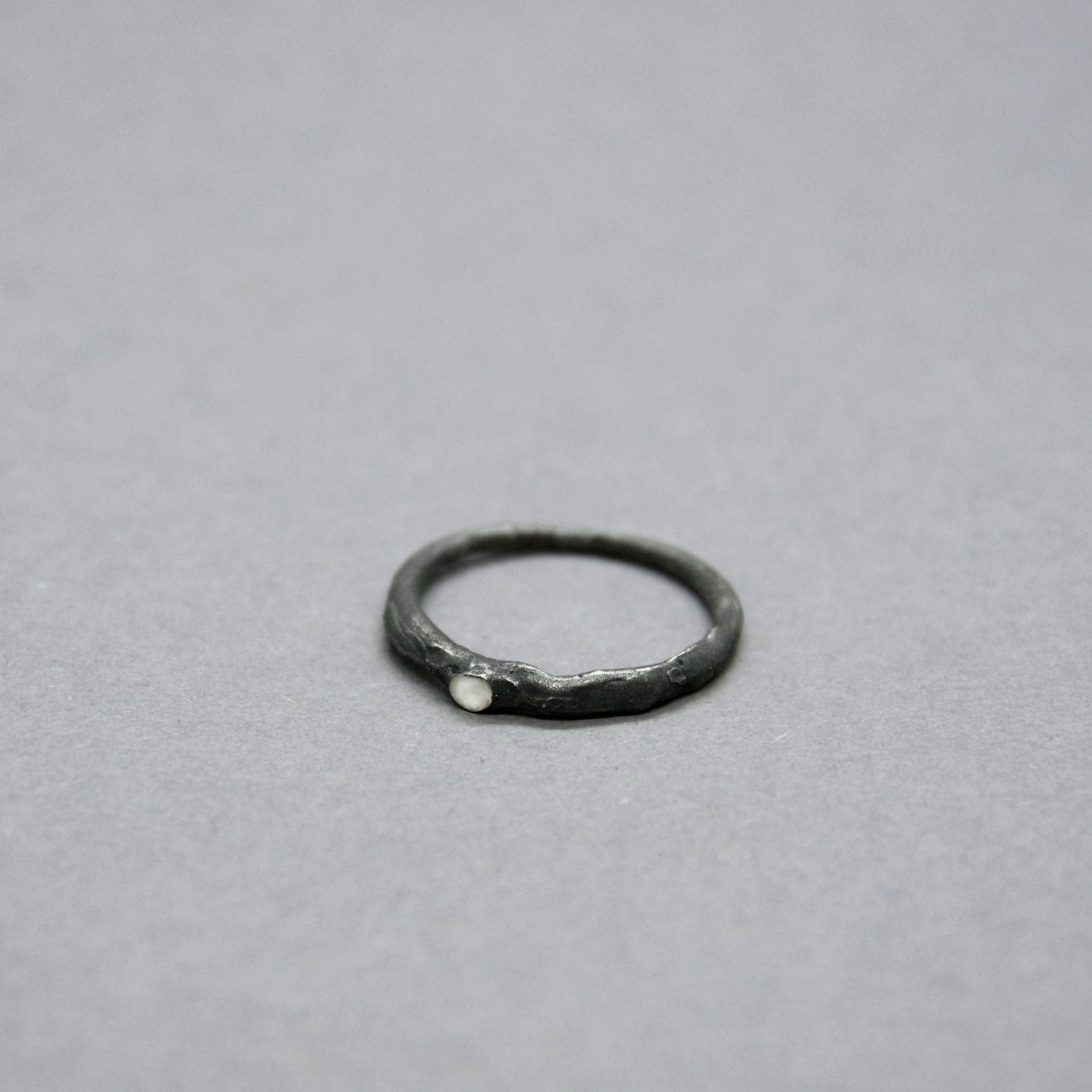 Sterling Silver Ring Darkened Silver Ring Gift for Her Gift for Him ...