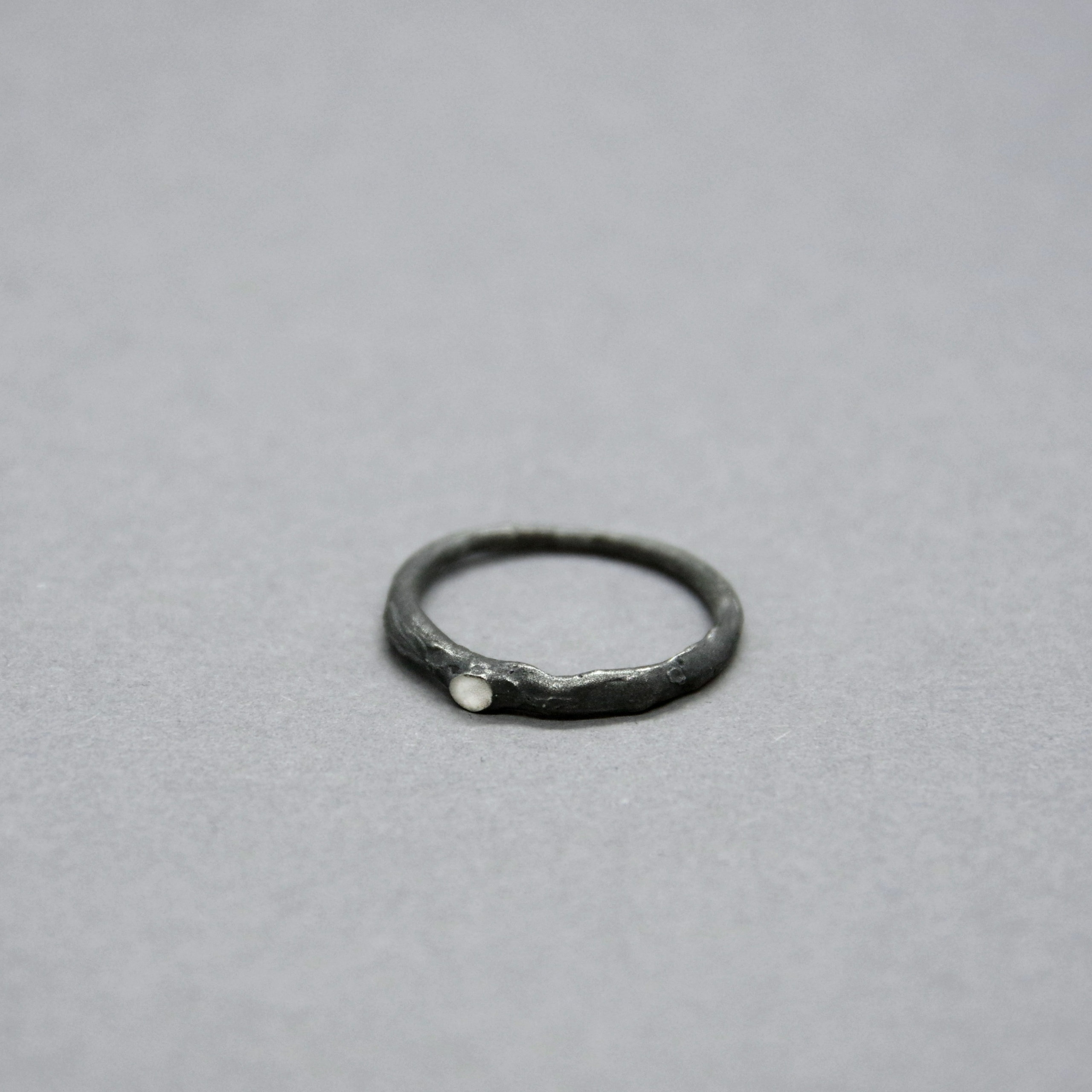 Sterling Silver Ring Darkened Silver Ring Gift for Her Gift for Him ...