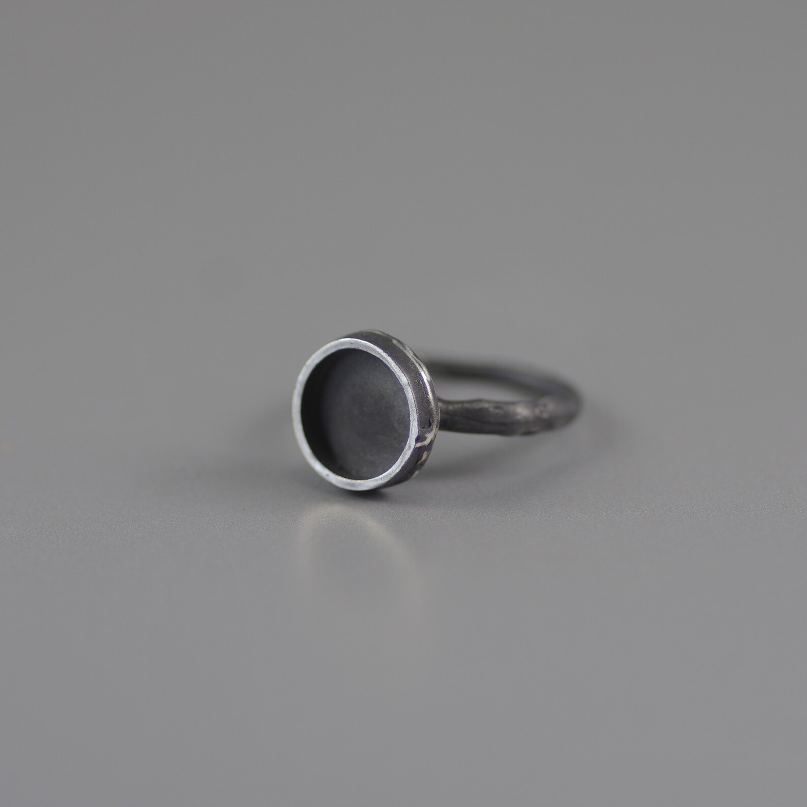 Sterling Silver Ring Darkened Silver Ring Unique Jewelry - Etsy