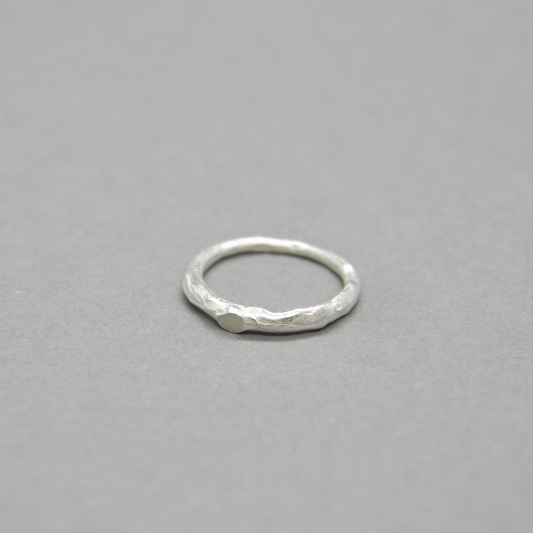 Sterling Silver Ring - Darkened Silver Ring - Gift for Her - Gift for ...