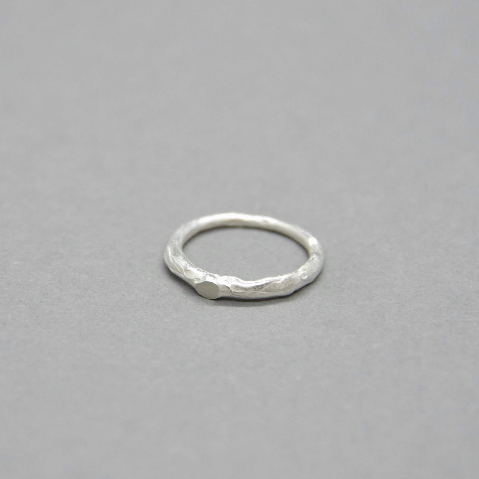 Sterling Silver Ring - Darkened Silver Ring - Gift for Her - Gift for ...