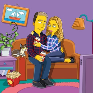 Cartoon Portrait From Photo. Sentimental Gift for Husband. Family ...