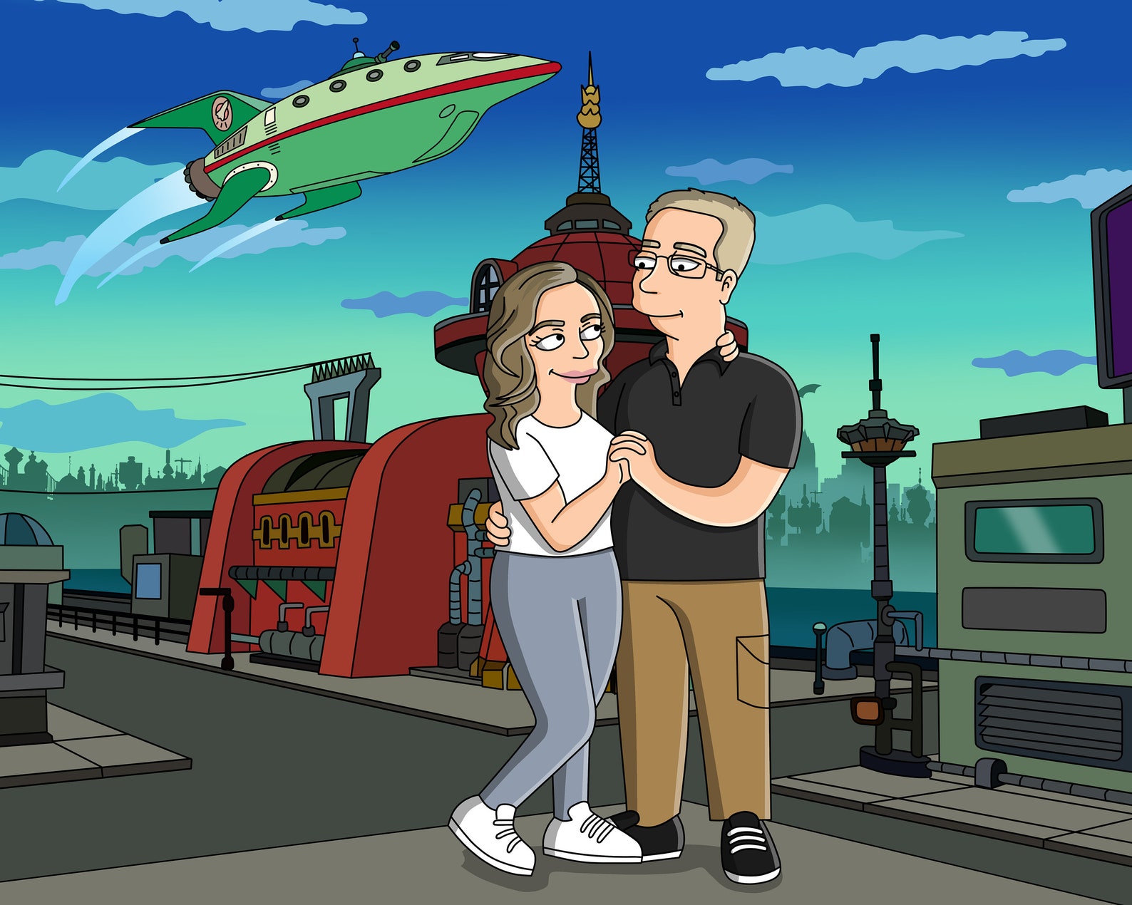 Cartoon Custom Portrait From Photo Custom Portrait - Etsy