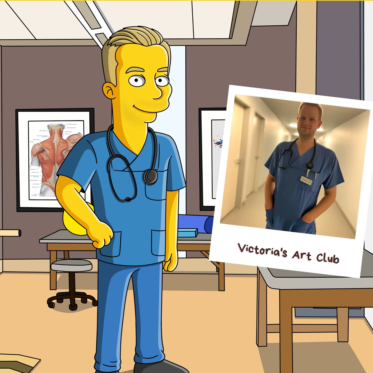 Custom Yellow Portrait With Any Custom Background Amazing - Etsy