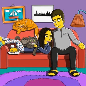 Turn Your Friends Into Yellow Cartoon Characters Custom - Etsy