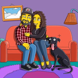 Turn Your Friends Into Yellow Cartoon Characters Custom - Etsy