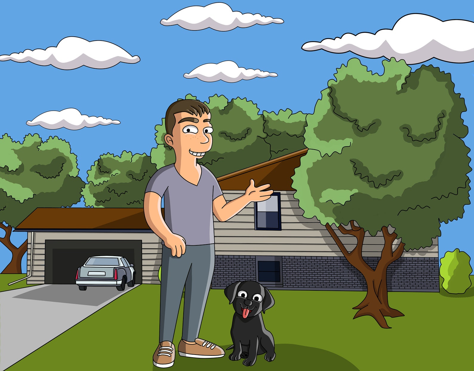 Funny New House Art. New Home Housewarming Gift. Gift for - Etsy UK