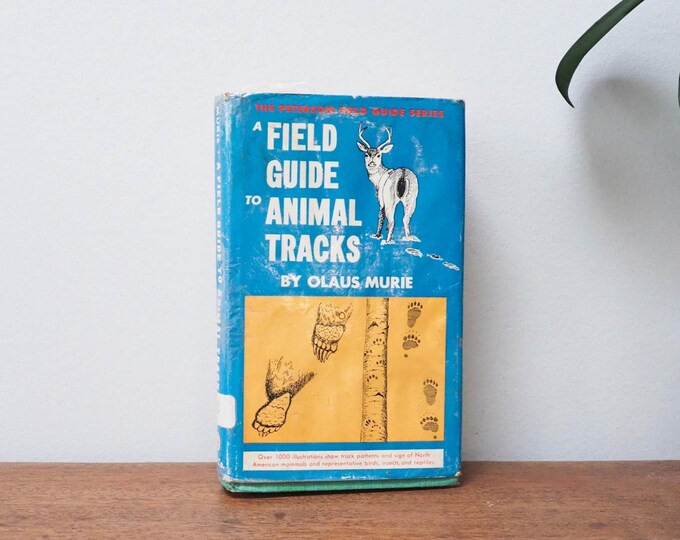 50s Field Guide to Animal Tracks - Olaus J. Murie - Vtg Hardcover ...