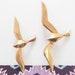 70s Brass Flying Seagulls Wall Hanging Pair Set of 2 Vtg Brass Birds ...