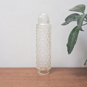 Vtg Clear Glass Torpedo Column Light Cover - Clear Bullet Glass Light ...