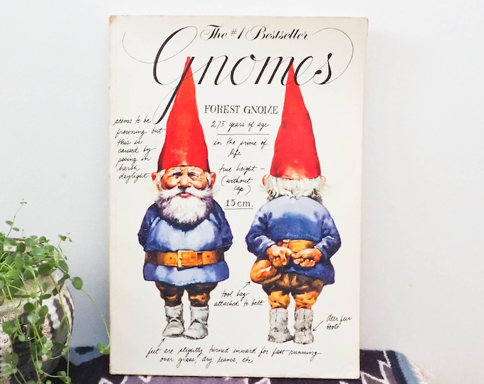 Gnomes Rien Poortvliet Wil Huygen 70s Paperback Mythical Sketches Notes ...
