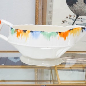 Myott, Son & Co Gravy Boat - Vtg Myott Rainbow Gravy Boat - Vintage ...