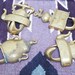 Brass Tea Pot and Grinder Hooks - Set of 4 - Vtg Farmhouse Cottagecore ...
