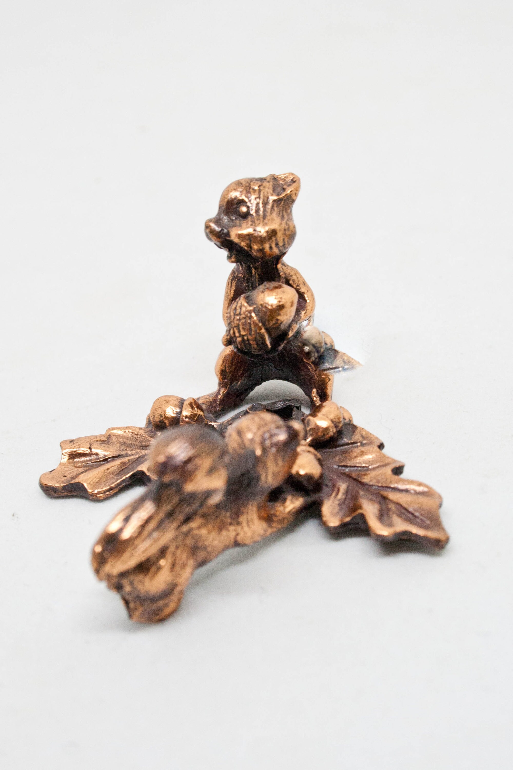 Miniature Deer Chipmunk Figurines Pewter Woodland - Etsy