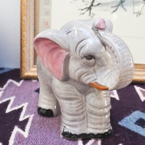 Ceramic Shafford Elephant Planter - Vintage Animal Plant Holder - 70s ...