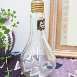 Vtg Clear Glass Skin Bracer After Shave Bottle - Mennen Skinbracer ...