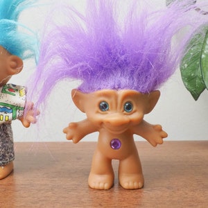 Vtg Troll Doll - YOUR CHOICE - 90s Russ - Ace Novelty Co - Purple Hair ...