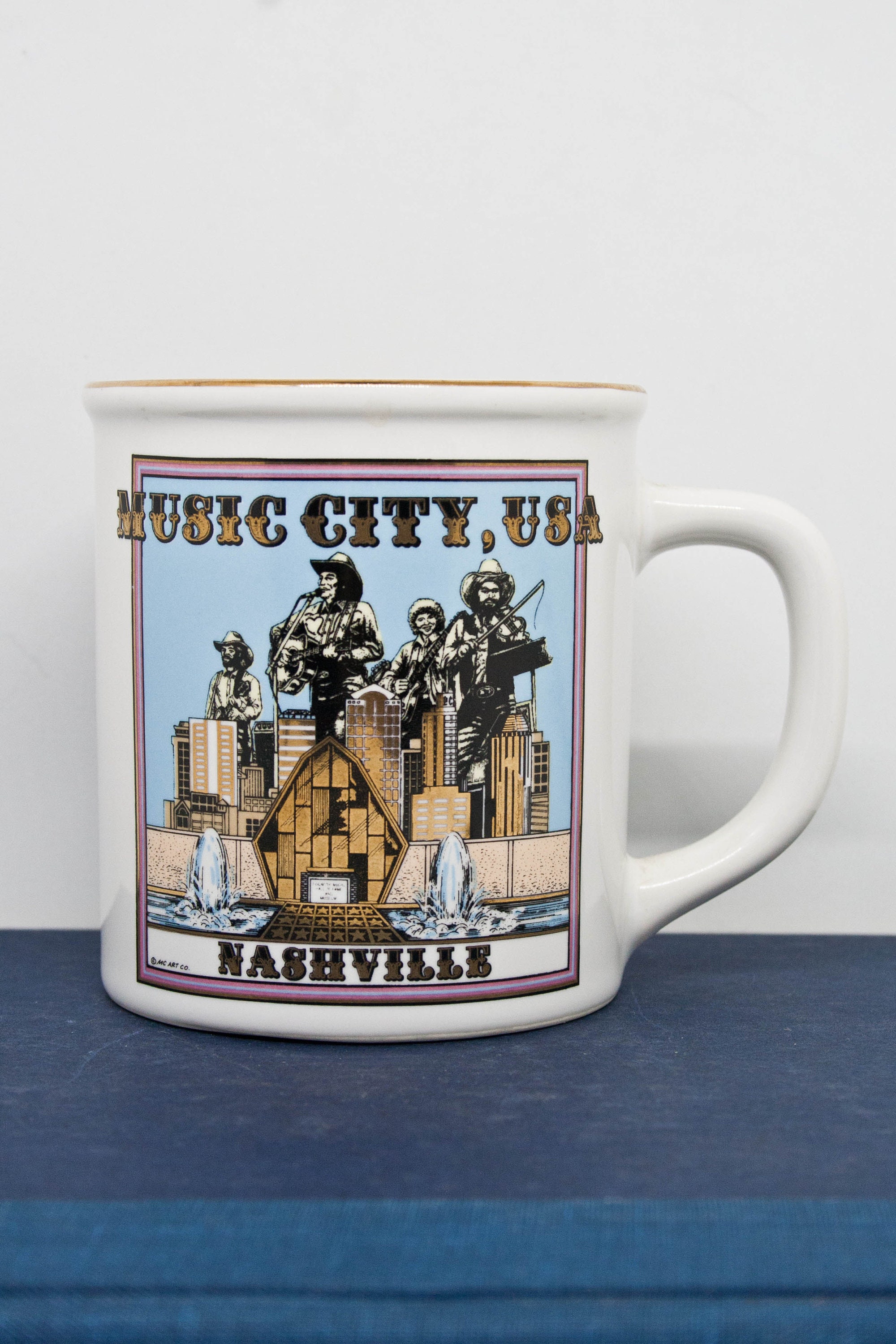 Nashville Souvenir Mug Music City USA Mug Made in Japan | Etsy