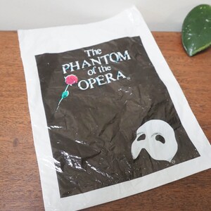 Vtg Phantom of the Opera Ticket, Gift Bag, Playbill - 90s Vancouver ...