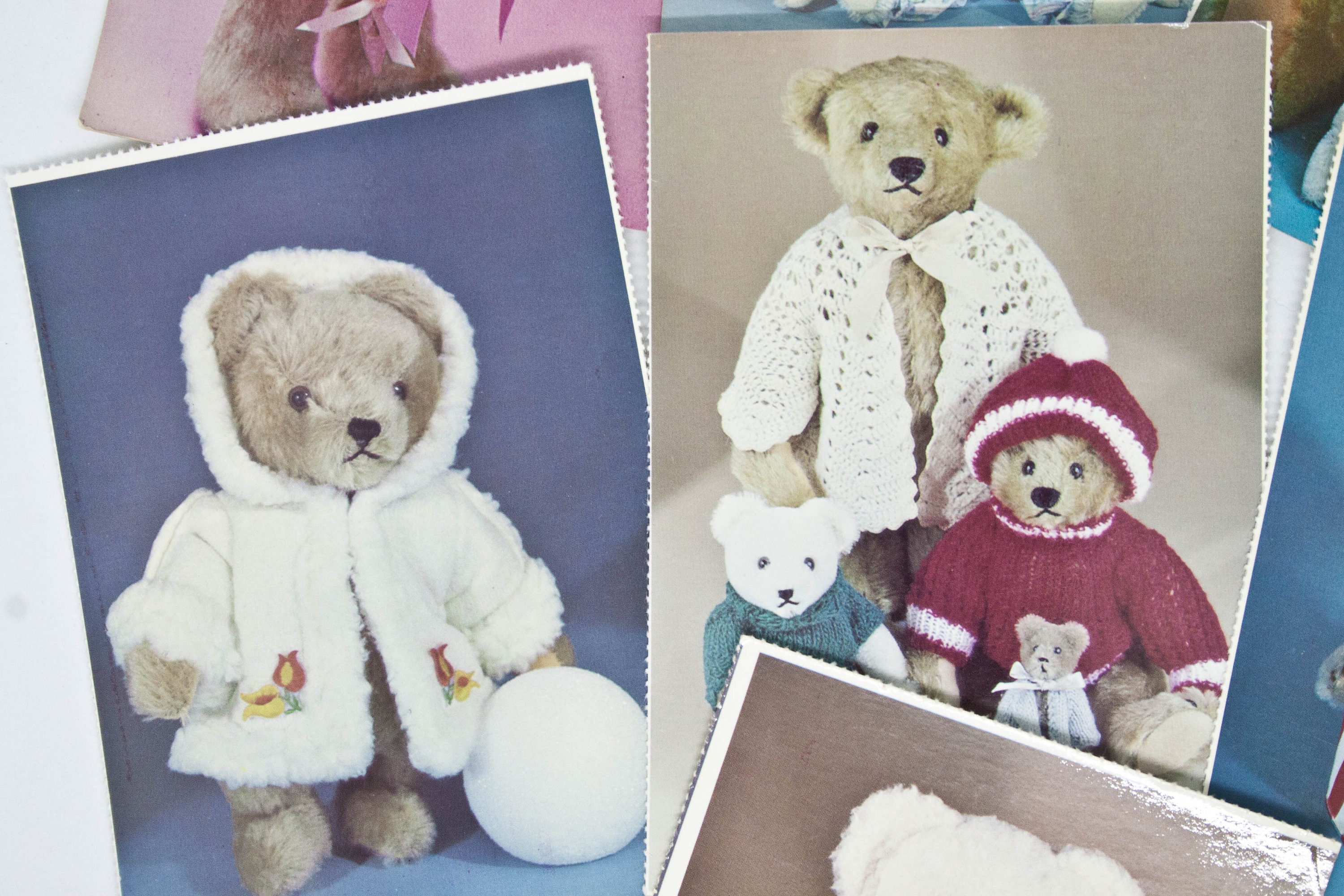 Teddy Bear Postcards Set of 7 Vintage Ephemera Art Cards - Etsy