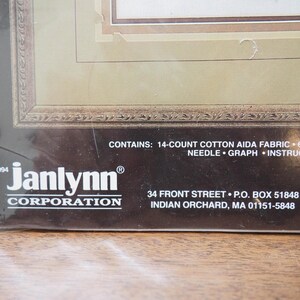 Vtg Janlynn Winter Needlepoint Kit - Winter Reverie II #160-01 - 90s ...