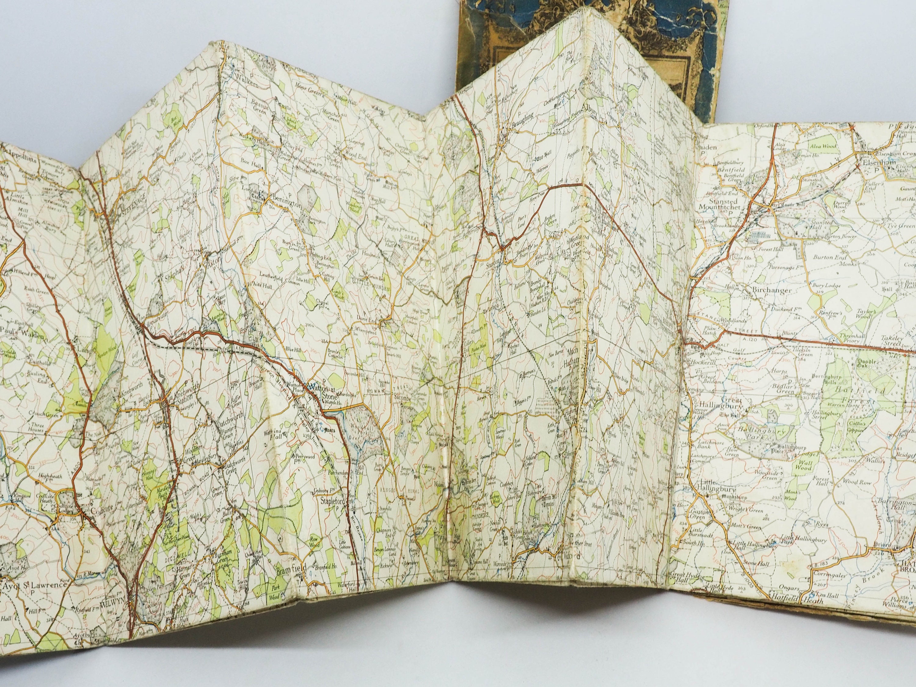 Ordnance Survey "one Inch" Map Pair - London and Epping Forest Hertford ...