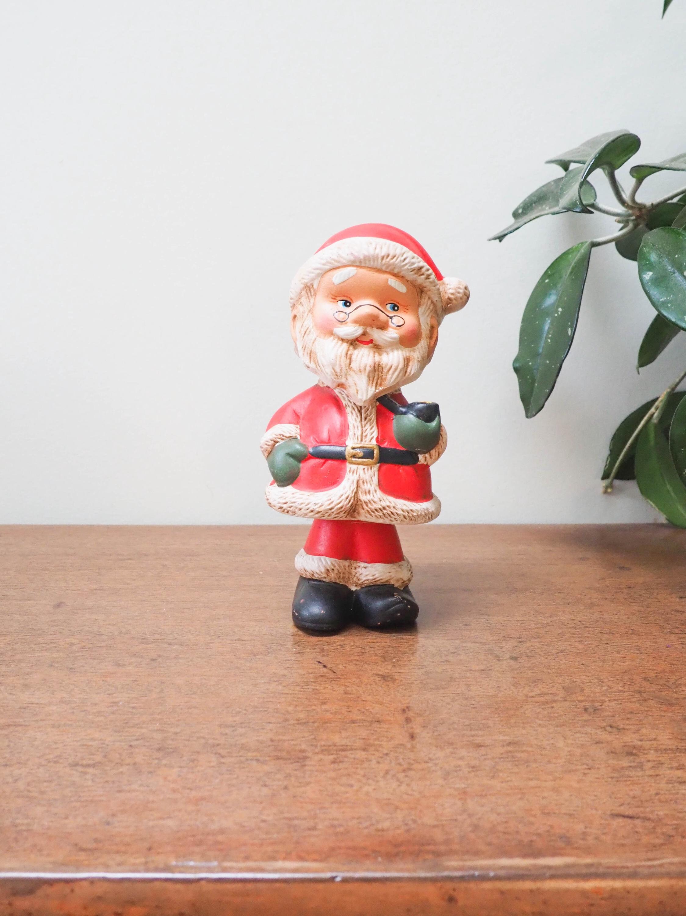 Vtg Christmas Santa Bobble Head - Vintage Bobble Head Santa Claus ...