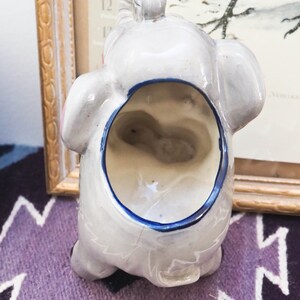 Ceramic Shafford Elephant Planter - Vintage Animal Plant Holder - 70s ...