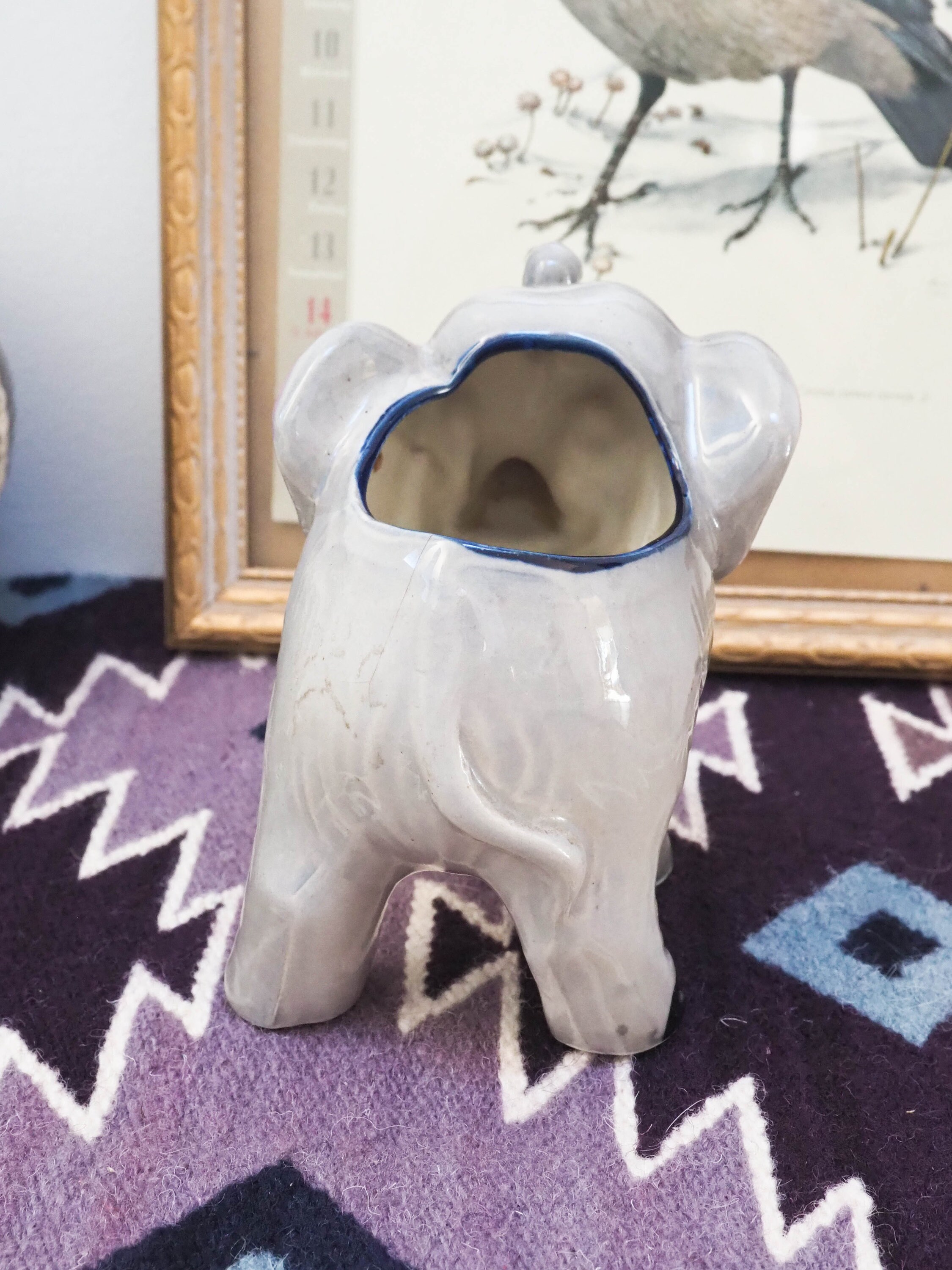 Ceramic Shafford Elephant Planter Vintage Animal Plant - Etsy