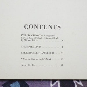 The Doyle Diary - Michael Baker - Vintage Hardcover Book - the Strange ...