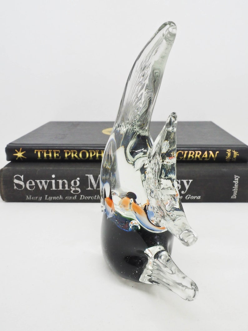Glass Fish Paperweight Vintage Blown Glass Angel Fish - Etsy