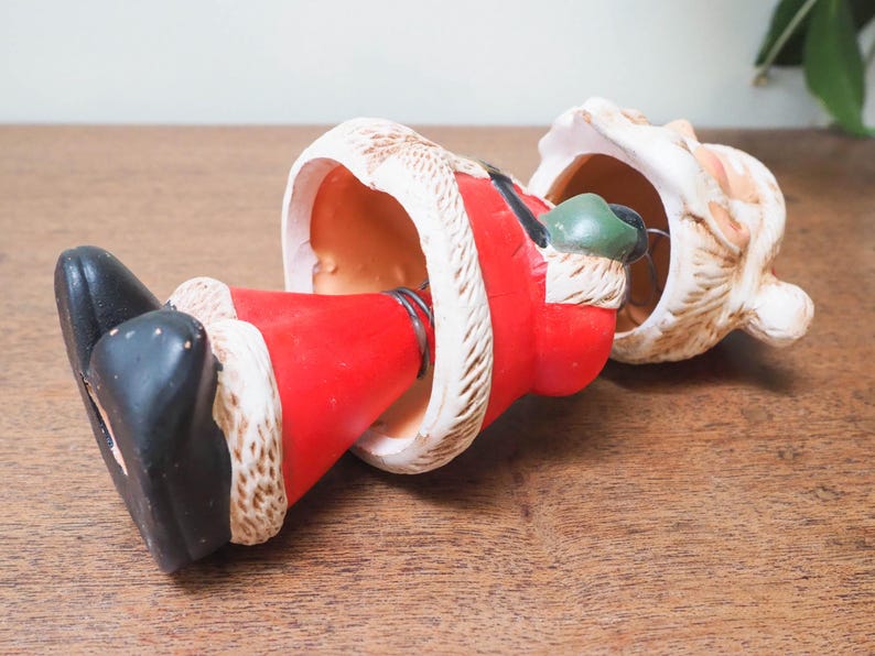 Vtg Christmas Santa Bobble Head - Vintage Bobble Head Santa Claus ...