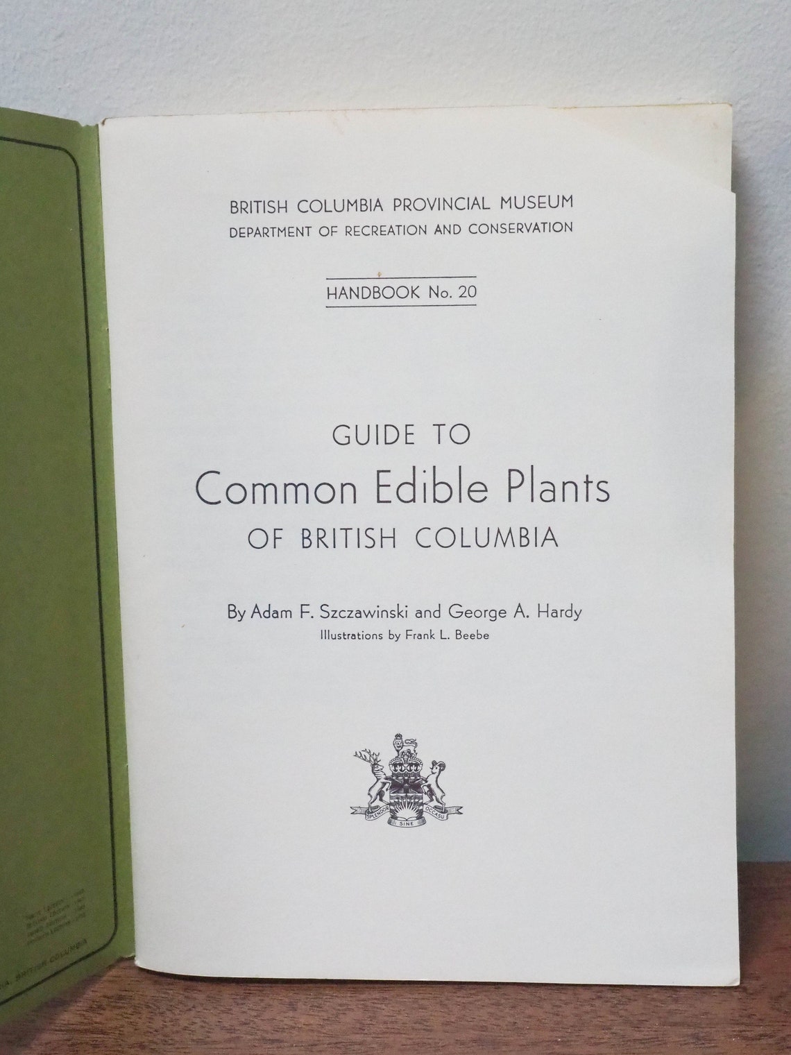Guide to Common Edible Plants of BC - AF Szczawinski - GA Hardy ...