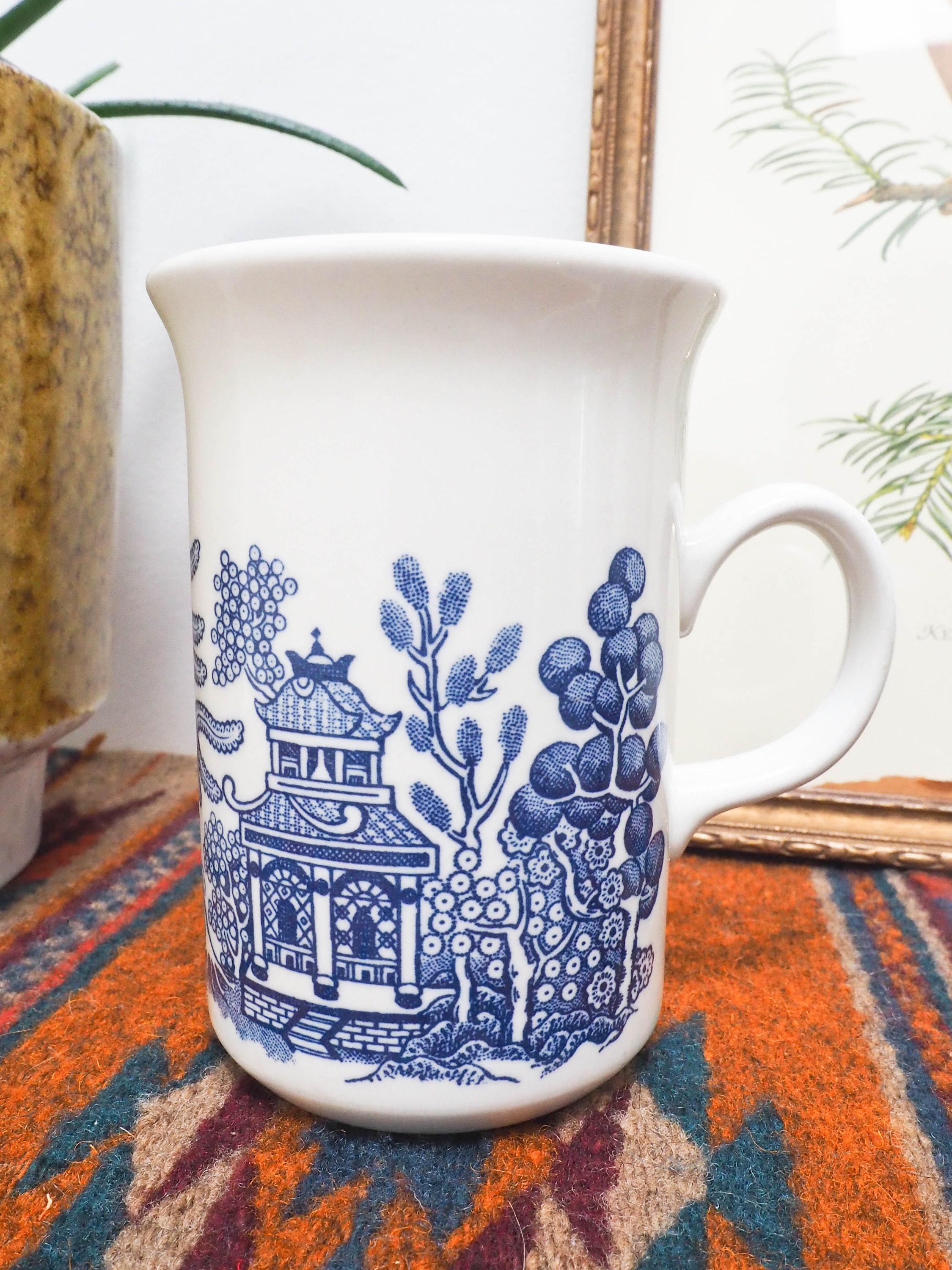 Vtg Blue Willow Mug Vintage English Cottage Mug Coffee Mug - Etsy