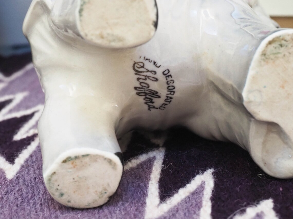 Ceramic Shafford Elephant Planter Vintage Animal Plant - Etsy