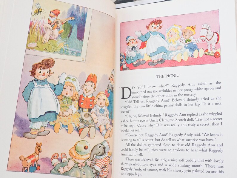 Marcella: A Raggedy Ann Story, 1999 Hardcover Children's Book - Etsy