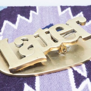 70s Brass Later Clip Vintage Brass Paper Clip 60s Office Decor Vintage ...