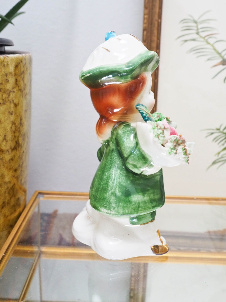 Vtg Japan Cute Boy Figurine Green St Patricks Figure - Etsy