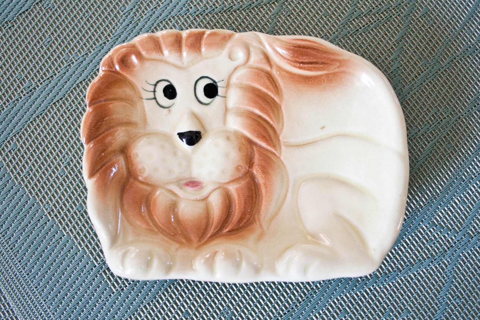 Vintage Japan Lion Soap Dish: Ceramic Ring Holder Catchall - Etsy