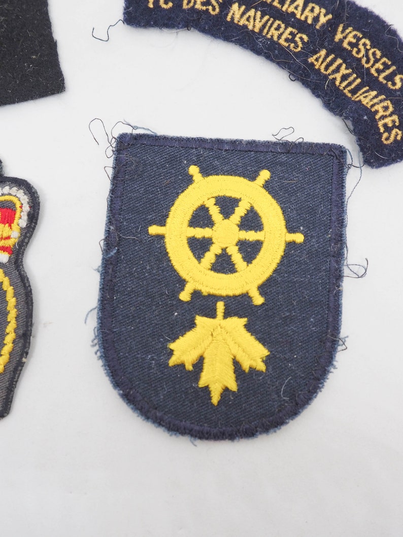 Vintage Royal Canadian Navy Patches - Set of 5 - Etsy